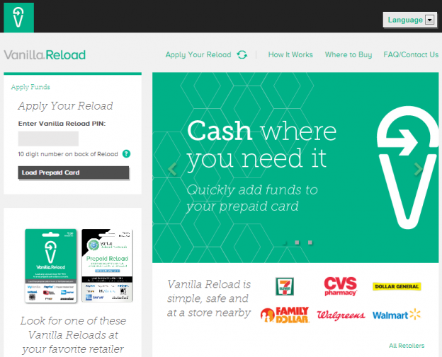 How To Use Vanilla Reload Cards to Load your Bluebird Card