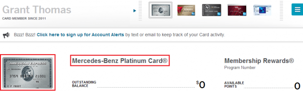 App-O-Rama Update: American Express Platinum Mercedes Benz Charge Card ...