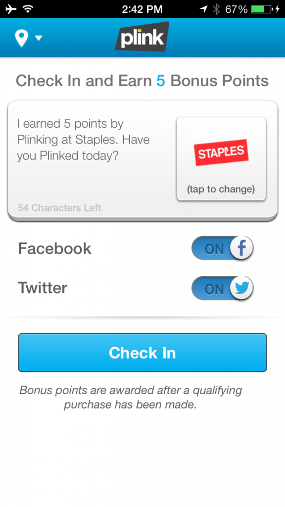 Plink App for iPhone and Android Smartphones