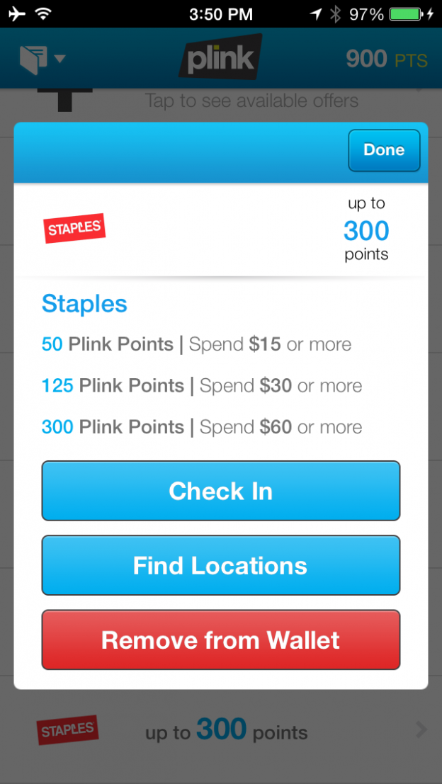 Plink App for iPhone and Android Smartphones