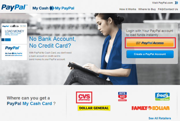 How to Load PayPal My Cash Cards to your PayPal Account