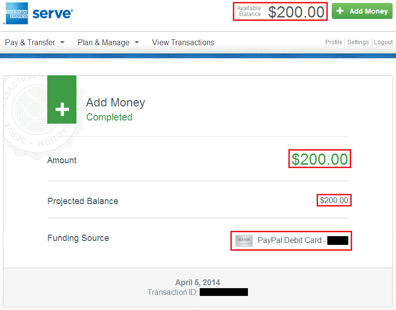 How to Add a Debit Card to Serve