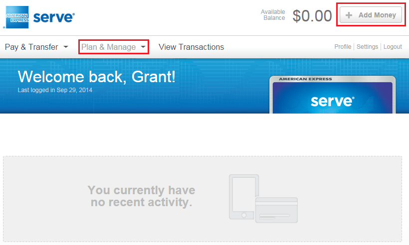 Manage a Serve Sub Account