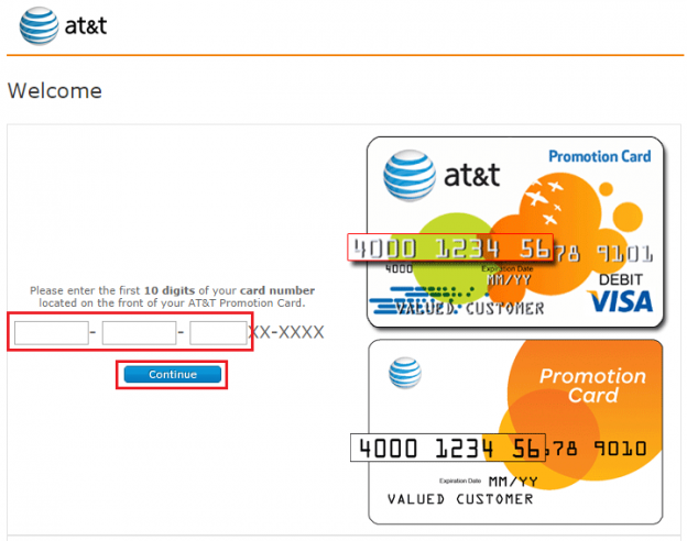 How to Apply 0 Promotional Card to your AT&T Account