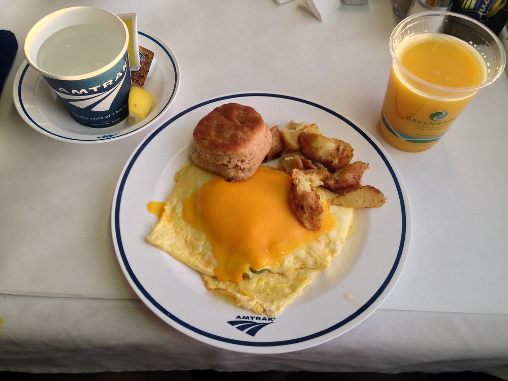 Amtrak Coast Starlight Trip – Part 5: Breakfast, Lunch, and Dinner in ...