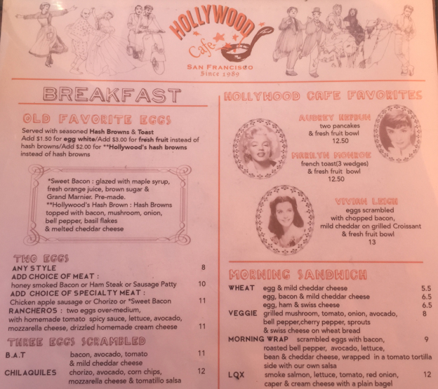 San Francisco Weekend Trip – Part 2: Hollywood Cafe Breakfast, SF Half ...