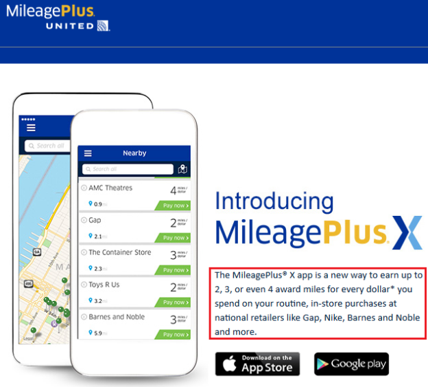 Review: New United MileagePlusX App puts an Online Shopping Portal in ...