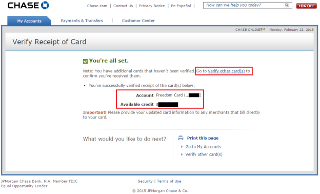 New Chase EMV Chip and Signature Credit Card Pics: Freedom, Southwest ...