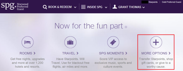 Transfer SPG Points Between Family Member Accounts for Free (Revised Steps)