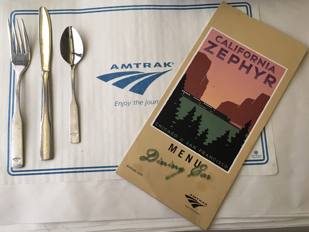 California Zephyr Part 2: Amtrak Menu, Breakfast, Lunch, Dinner & Dessert