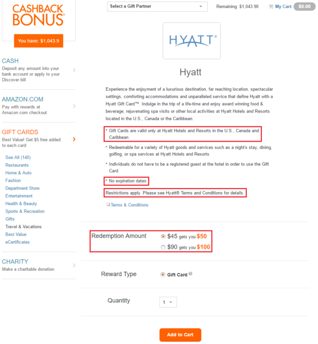 Redeem Discover It Cash Back for Gift Cards & eGift Cards (Online & In-App)