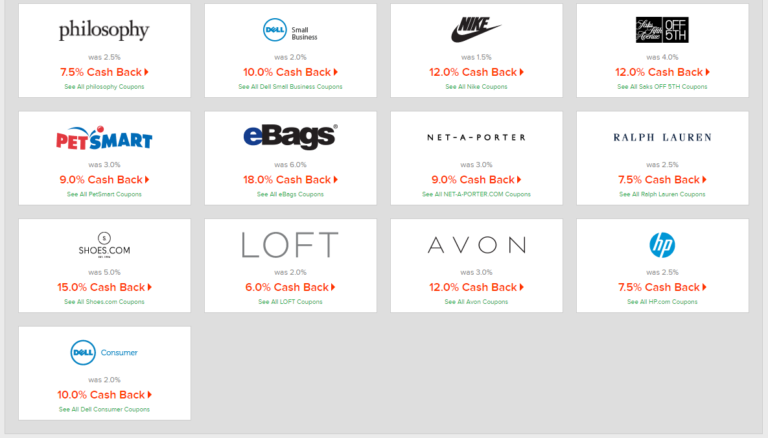 Ebates Triple Cash Back Week Live Now