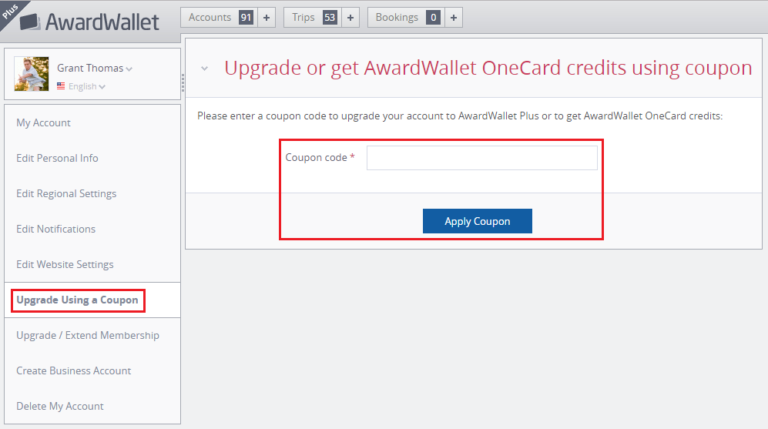 10 Award Wallet Plus 1 Year Upgrade Codes Giveaway: What Feature is ...