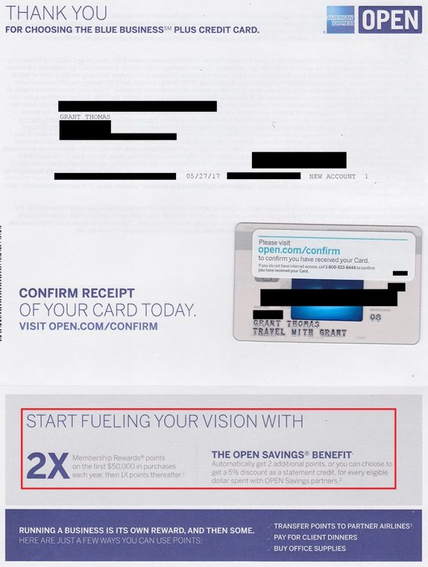 Unboxing my American Express Blue Business Plus Credit Card: Card Art ...