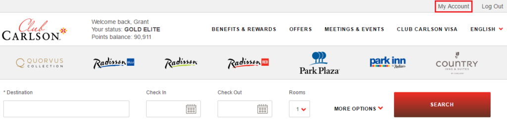 How to Redeem your Club Carlson Domestic Free Night Certificate (,000 ...