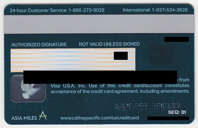 Cathay Pacific Visa Signature Credit Card Application Process, Card ...