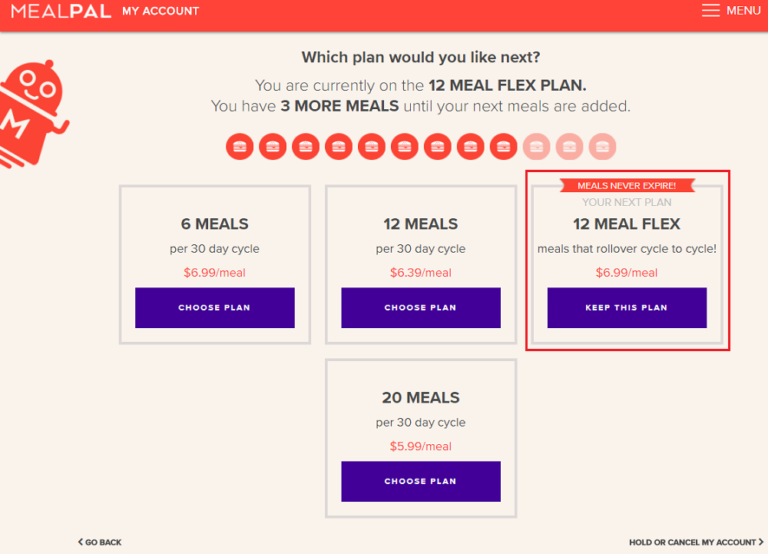 MealPal: Select Meals Under (Available in Select Cities)