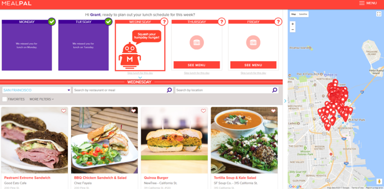 MealPal: Select Meals Under (Available in Select Cities)