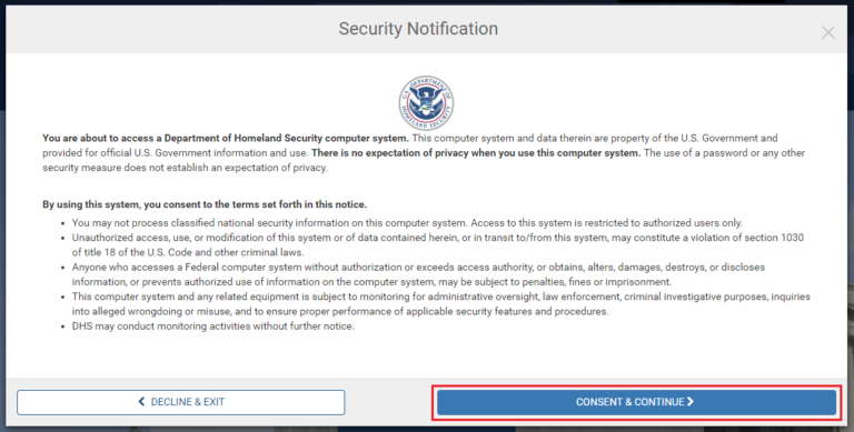 Create Login.gov Account to Log into Global Entry / TSA PreCheck Dashboard