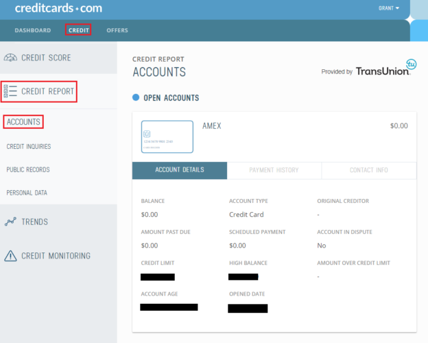 Sign up for Free Credit Monitoring from CreditCards.com (TransUnion ...