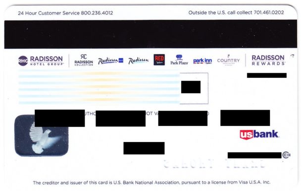 My US Bank Radisson Rewards Credit Card Arrived; Why Does the Card Look ...
