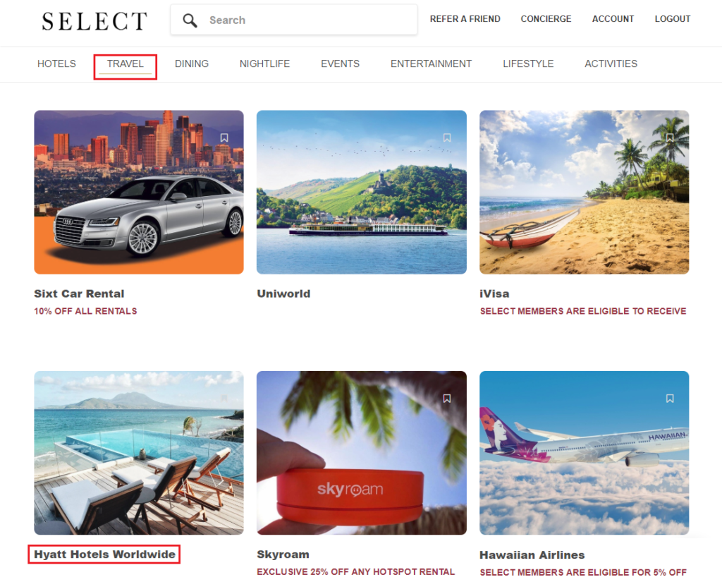 Off SELECT Membership: Exclusive Discounts on Airlines, Hotels ...