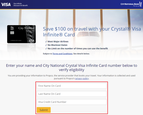 Ultimate Guide to CNB City National Crystal Visa Infinite Credit Card ...