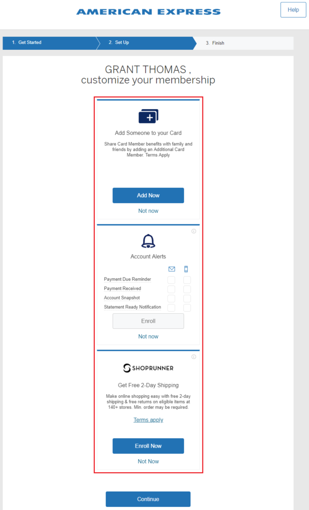 How to Activate & Set Up American Express Gold Card in AMEX Online Account