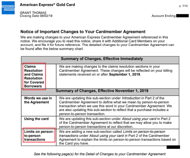 American Express Card Changes: Claims Resolution, Person to Person ...