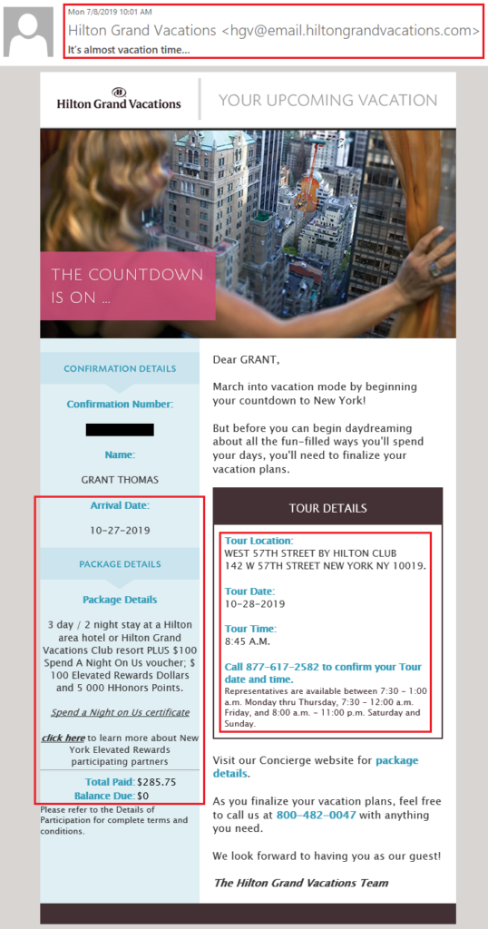 Hilton Grand Vacations (Timeshare) Package Extended Expiration Date ...
