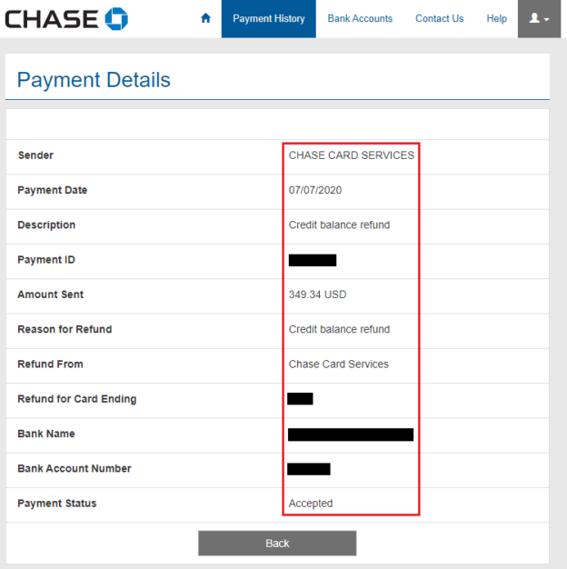 Overpaid Chase Credit Card? Receive Credit Balance Refund via ACH Bank ...