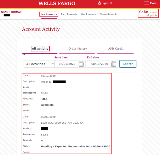 How to Redeem Wells Fargo Go Far Rewards Points to Pay for Purchases