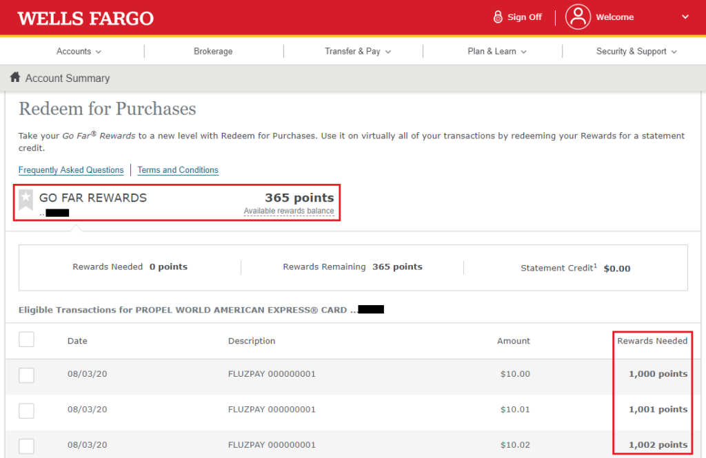 How to Redeem Wells Fargo Go Far Rewards Points to Pay for Purchases