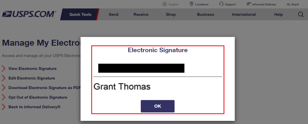 New USPS Informed Delivery Feature: Electronic Signature Online (eSOL ...