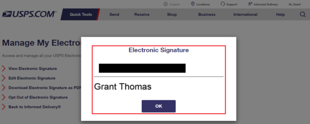 New USPS Informed Delivery Feature: Electronic Signature Online (eSOL ...