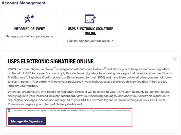 New USPS Informed Delivery Feature: Electronic Signature Online (eSOL ...