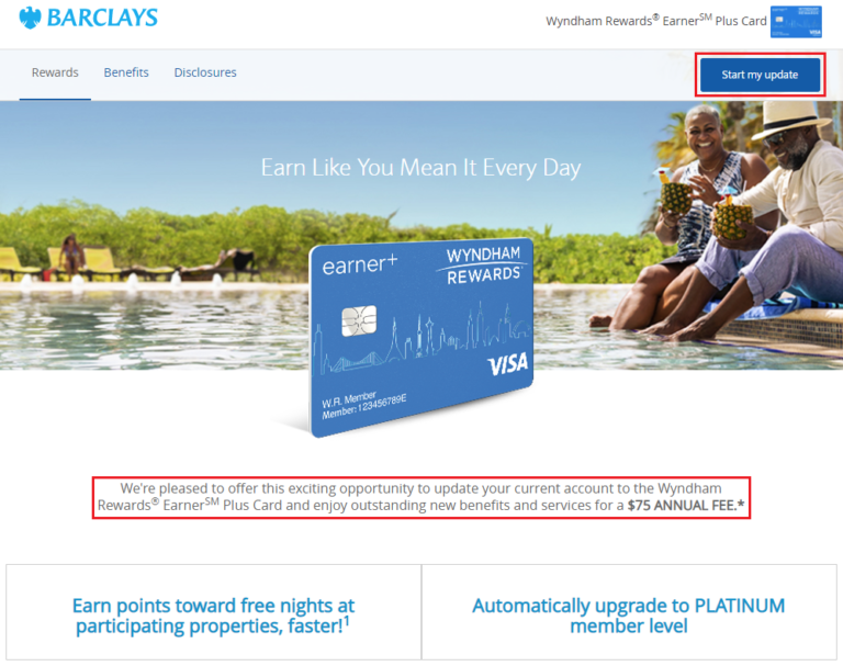 Barclays Wyndham Rewards Credit Cards: Business Earner CC Online Portal ...