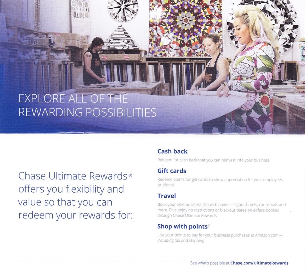 Unboxing Chase Ink Business Unlimited Credit Card: Card Art, Welcome ...