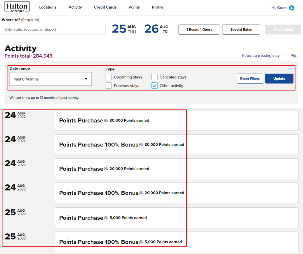 My Frustrating Experience Buying Hilton Points (14-24 Hour Turnaround Time)