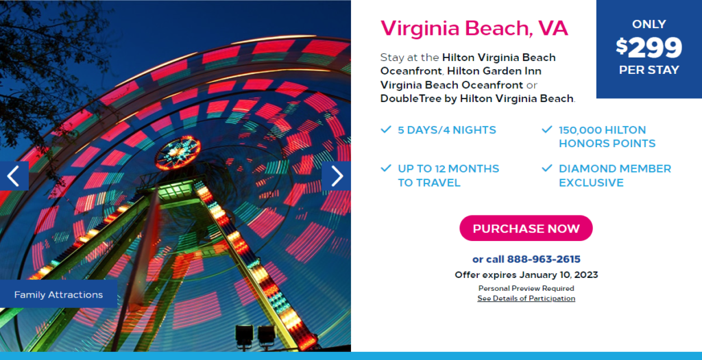 Hilton Timeshare Vacation Package Deals: $299 for 4 Night Stay ...