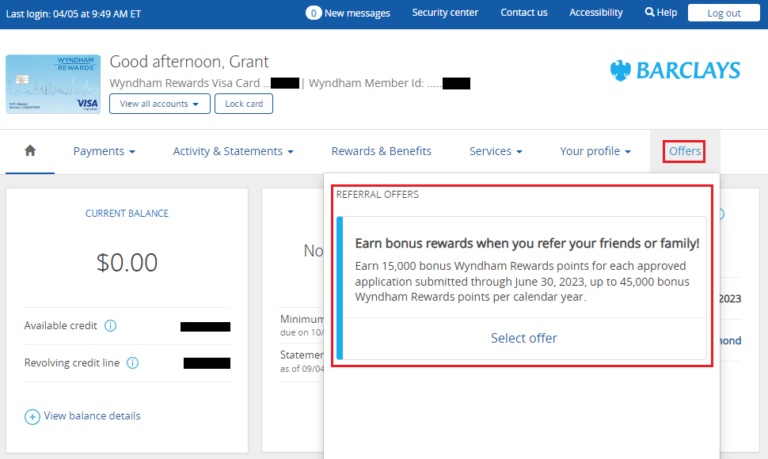 Refer Friends to the 75K Barclays Wyndham Rewards Earner Plus Credit ...