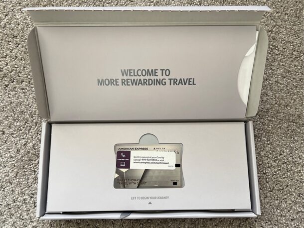 Unboxing American Express Delta Platinum Business Credit Card: Card Art, Welcome Letter ...