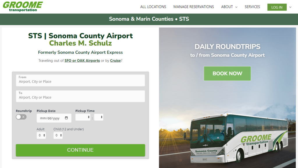 Get to the Sonoma County / Santa Rosa Airport (STS) with SMART Train ...