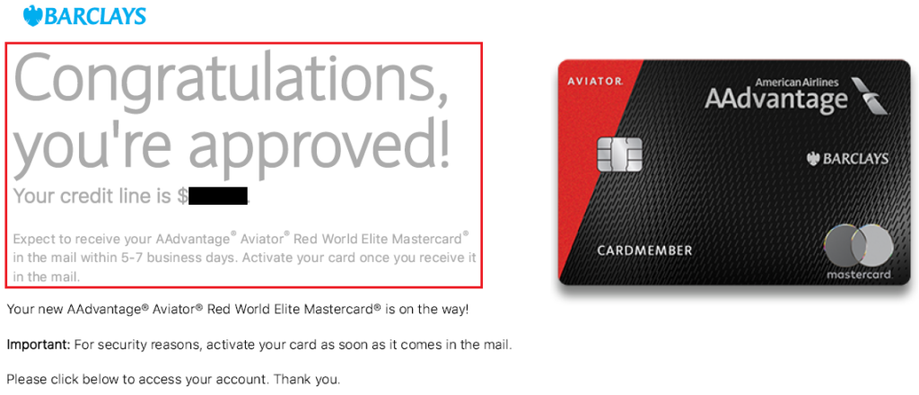 Timeline of Barclays AAdvantage Aviator Red Credit Card 75,000 American ...