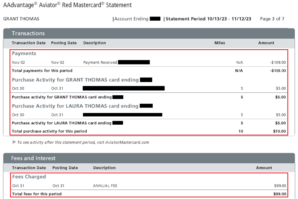 Timeline of Barclays AAdvantage Aviator Red Credit Card 75,000 American Airlines Miles Sign Up Bonus