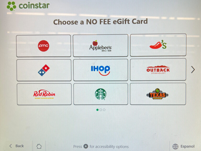 Attention Coinstar Users: Not All Kiosks Offer Amazon eGift Cards