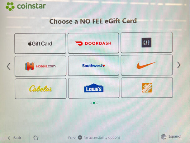 Attention Coinstar Users: Not All Kiosks Offer Amazon eGift Cards