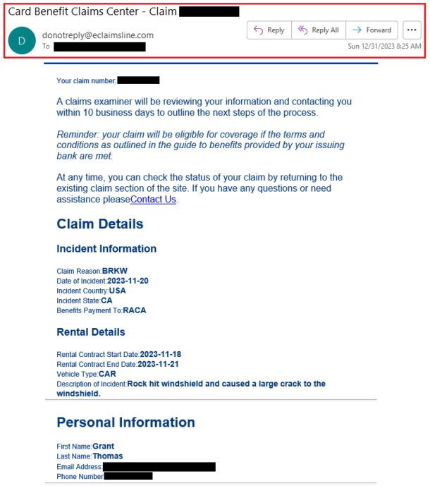 How to Submit Primary Rental Car CDW Insurance Claim with eClaimsLine ...