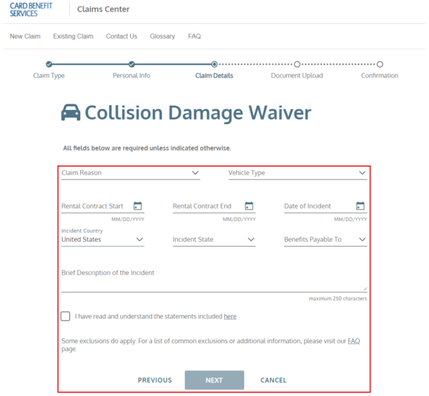 How to Submit Primary Rental Car CDW Insurance Claim with eClaimsLine ...