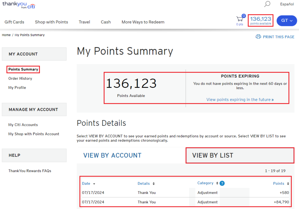 What Should I do with 85K Expiring Citi ThankYou Points? [TYP Transfers ...